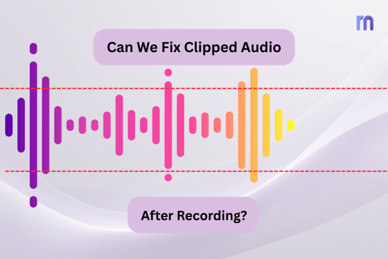 Is it possible to fix clipped audio after recording? Here's the process ...